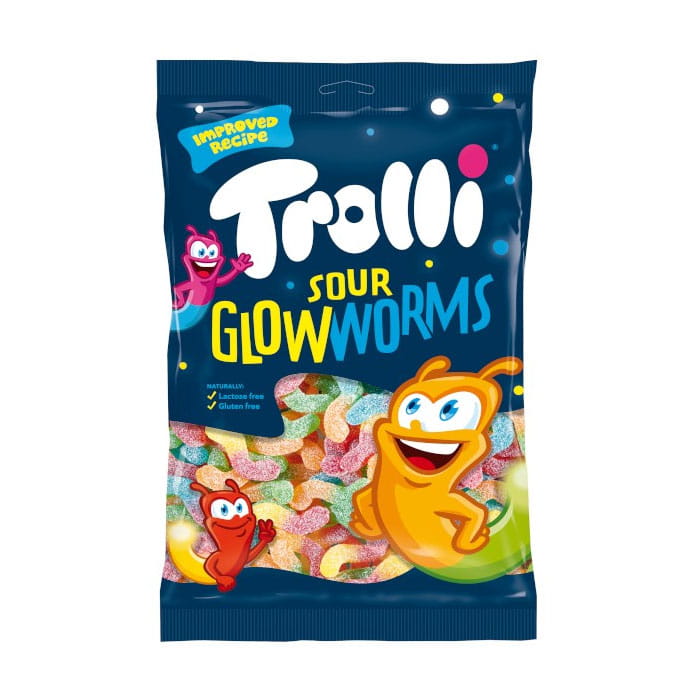 ROBACZKI 1 KG - KWAŚNE ŻELKI TROLLI SOUR GLOWWORMS - Hurtownia Towar na ...