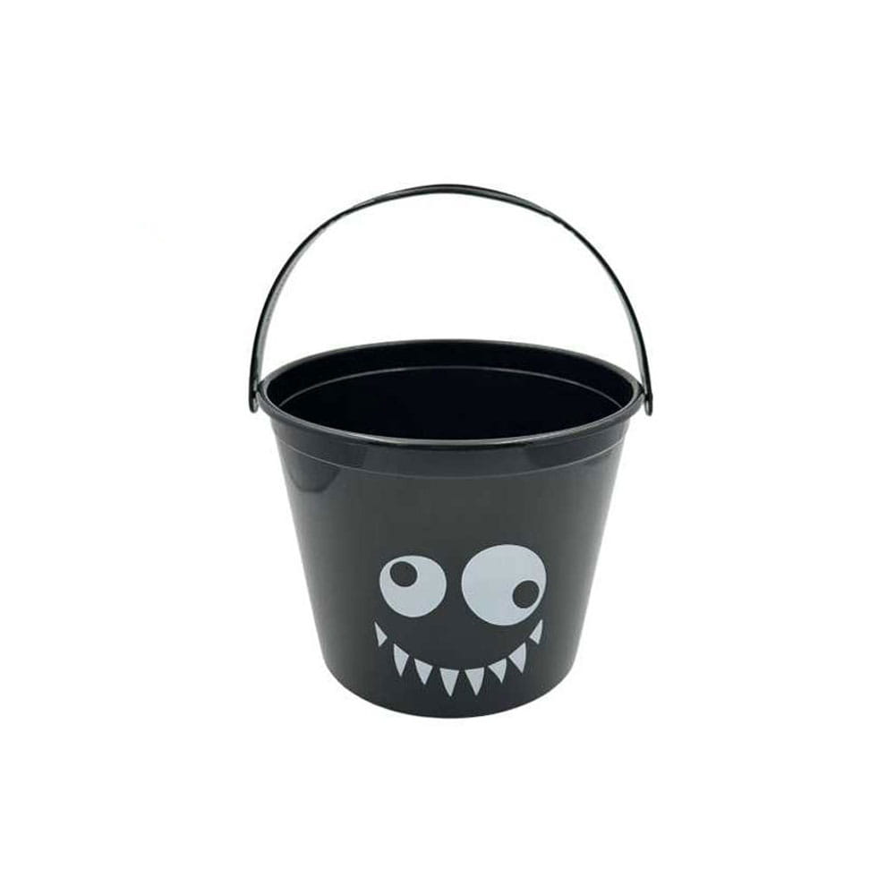 WIADRO WIADERKO NA CUKIERKI HALLOWEEN CZARNE - Hurtownia Towar na festyny