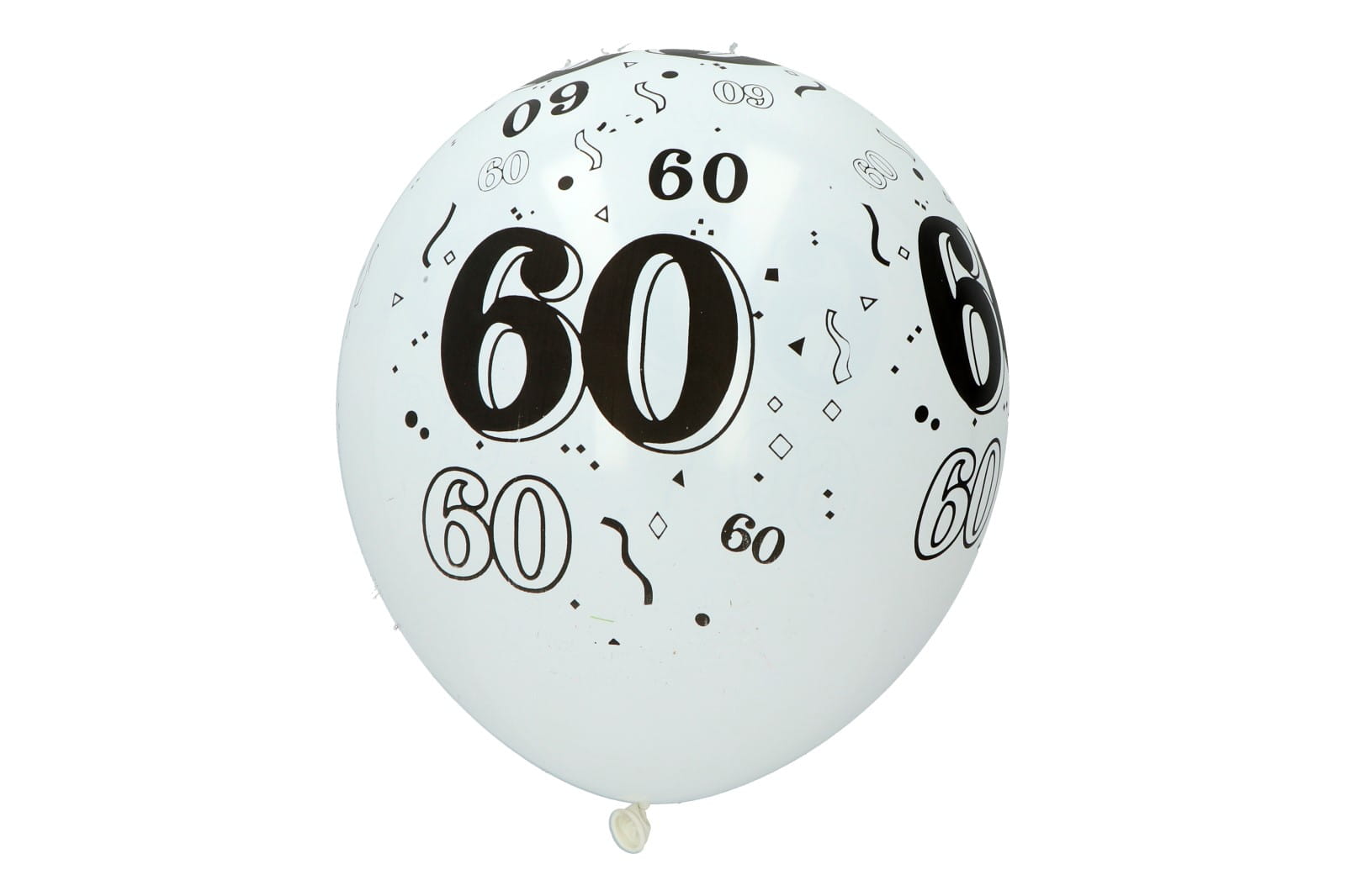 Balon Lateksowy Na 60 Urodziny Biały Towar na Festyny Wejdź